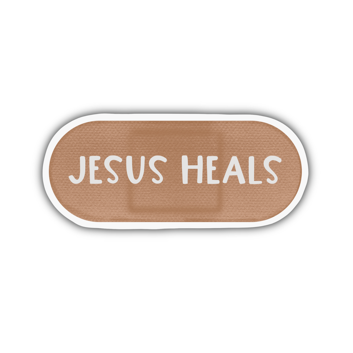 Jesus Heals Sticker, Bandaid Sticker – 1st Miracle
